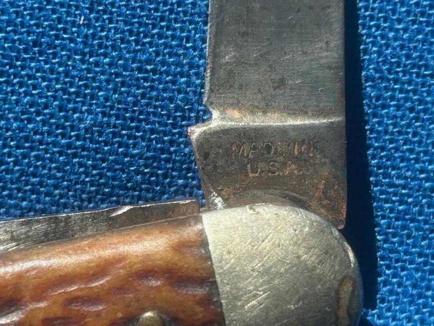 WWII Bone Handle Engineers 4 Blade Knife | eBay