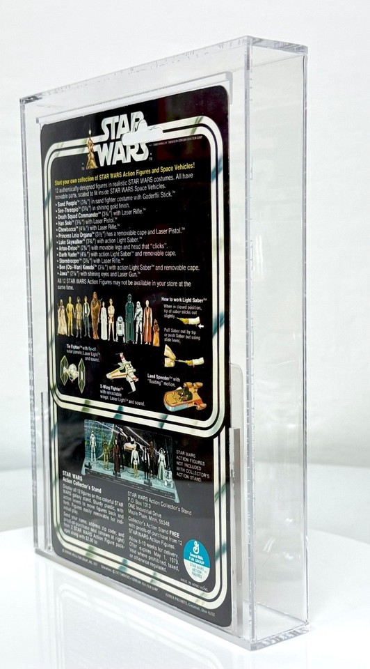 AFA 85 NM+ : Star Wars - STORMTROOPER - 12 Back C - Kenner 1978 - Clear ...