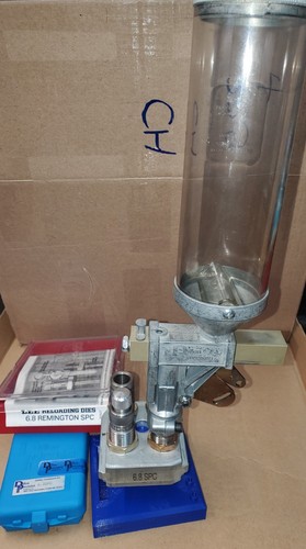 DILLON RL550 TOOL HEAD, POWDER MEASURE, 6.8 SPC Conversion , LEE 6.8SPC ...