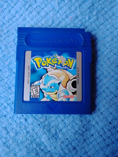 Pokemon Blue Version Game Boy Cartridge Nintendo 1998 Original ...