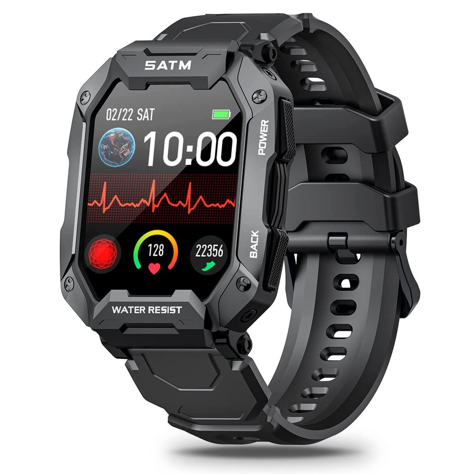 Waterproof Smart Watch Women Men Fitness Tracker Heart Rate Monitor ...