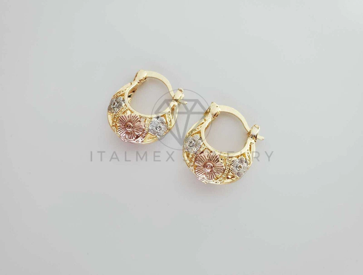 Aretes De Oro Mexicanos