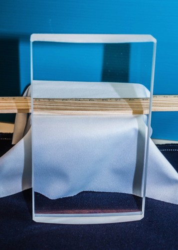 Cylindrical Flat-Convex Lens, Rectangular 15x9cm ~ 50cm Focus; Optic ...