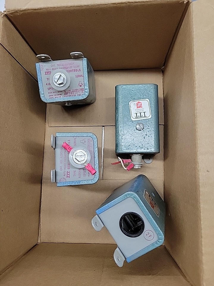 ITT GENERAL CONTROL (1pc) A100YA1A THERMOPILOT RELAY 125VA 120/240 VAC ...