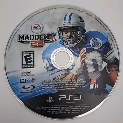Madden NFL 25 (Sony PlayStation 3, 2013) PS3 Disk Only EA Sports ...