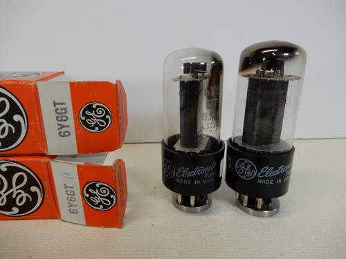 GE 6Y6GT Vacuum Tubes Amplitrex Tested 101% and 102% Gm | eBay