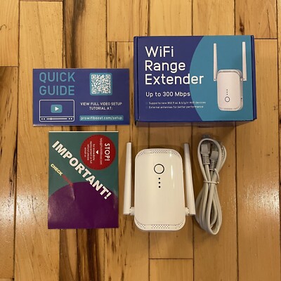 WiFi Range Extender Loom Up To 300 Mbps 2640 SF 25 Device Compatible | eBay