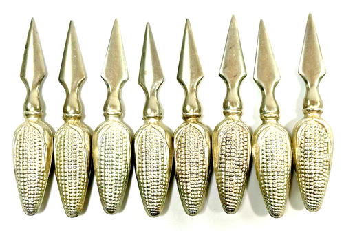 Set of 8 Vintage Sterling Silver Handle Corn Cob Holders | eBay
