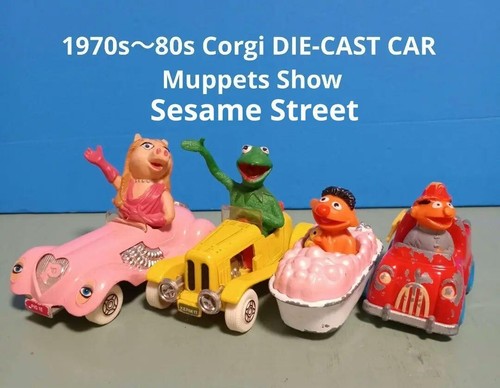Vintage 1979-81 Corgi Diecast Cars Muppets Miss Piggy Kermit Sesame ...