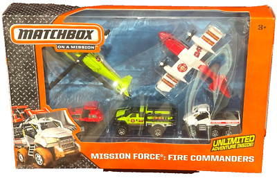 MATCHBOX MISSION FORCE: Fire Commanders Unlimited Adventure pack 5PACk ...