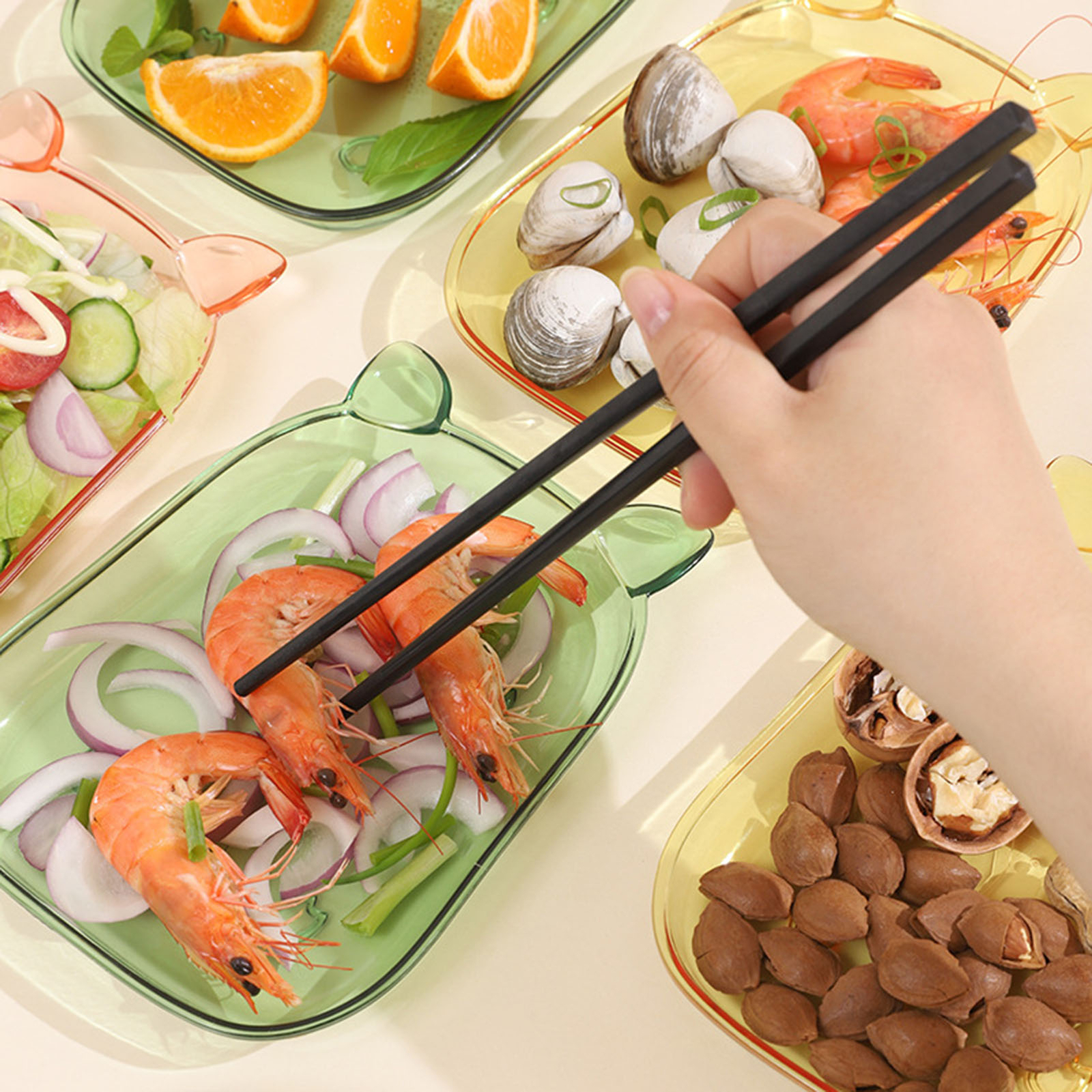 Durable Spit Bone Disc Food Grade Multifunctional Cartoon Piggy Design ...