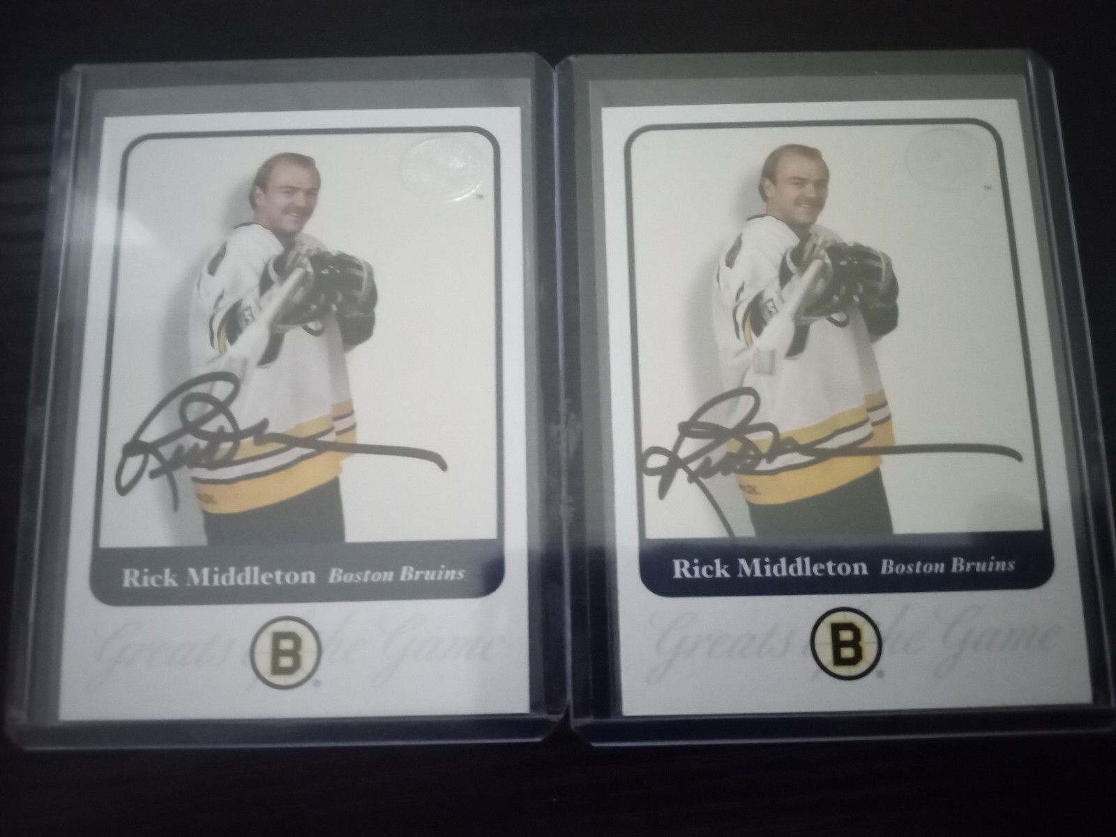 2001 Fleer Greats of the Game #70 RICK MIDDLETON Autographed card | eBay