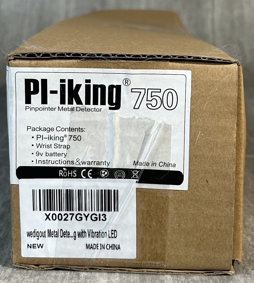 PI-iking 750 Waterproof Underwater Metal Detector Hand Held Pinpointer ...