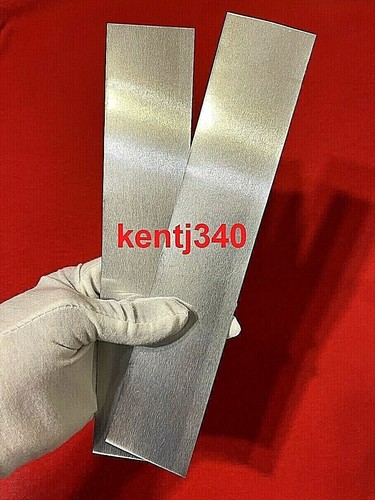 Pure Zinc Sheet Anode 2 pcs .02x2x10" for Plating Kit, Jewelry Making ...