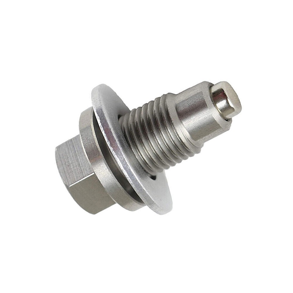 Stainless Steel Engine Magnetic Oil Drain Plug w/ Neodymium Magnet M12 ...