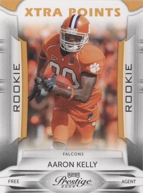 2009 Playoff Prestige - Rookie Aaron Kelly #102 Xtra Points Gold /250 ...