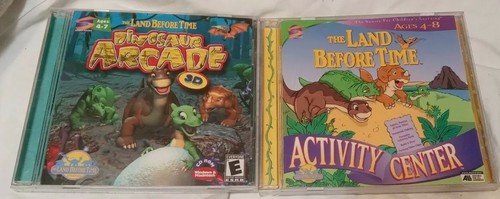 Land Before Time PC CD ROM Game Lot Dinosaur Arcade 3D & ACTIVITY ...