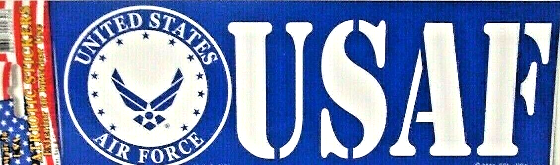 United Stares Air Force USAF Veteran BUMPER STICKER made in USA | eBay
