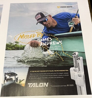 Full Page Ad For Minn Kota Talon Feet Shallow Water Anchor Ad#24616 | eBay