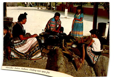 Florida, Native Indians, Miccosukee, Seminole, Everglades, Cooking ...