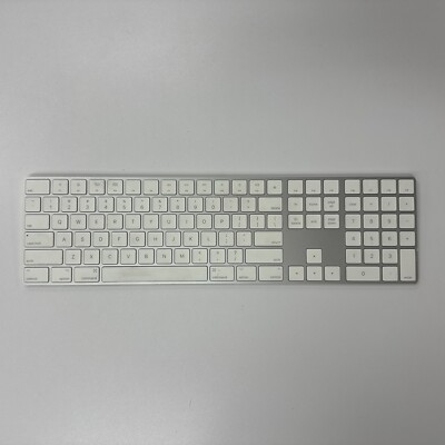 Apple Magic Wireless Bluetooth Keyboard With Numeric Keypad Silver ...