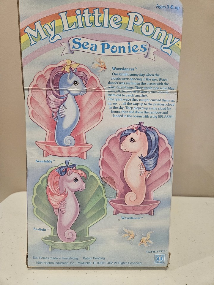Vintage 1984 MY LITTLE PONY Sea Ponies Wavedancer G1 Collection ...