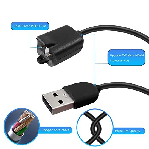 Portable Wireless Magnetic Charger Cable Compatible with Tractive GPS ...