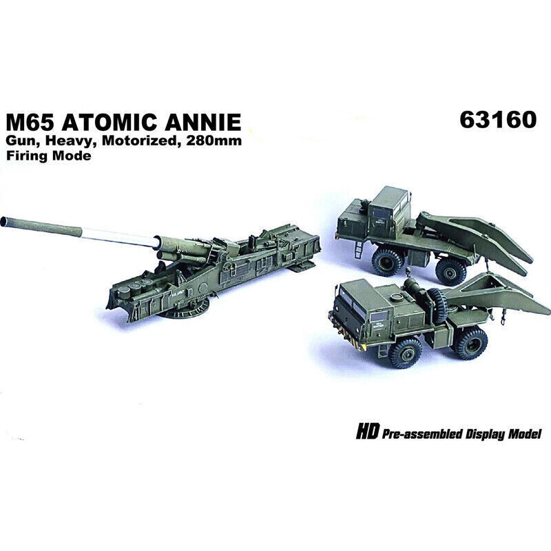 Dragon 1/72 American M65 280mm Atomic Cannon Atomic Anne (Firing Mode ...