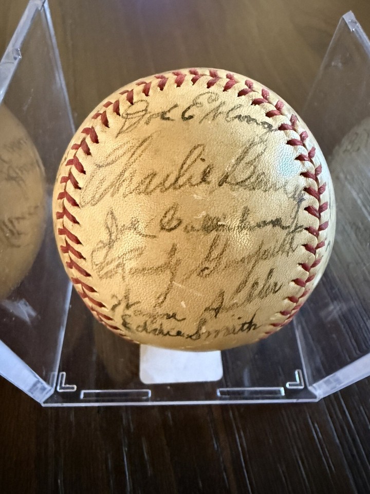1938 Philadelphia Athletics Connie Mack - Sinclair Babe Ruth Signed ...