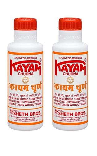 Kayam Churna powder, Constipation Relief Medicine I 50 gm I (Pack of 02 ...