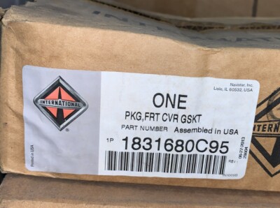INTERNATIONAL FRONT COVER GASKET KIT - 1831680C95 | eBay