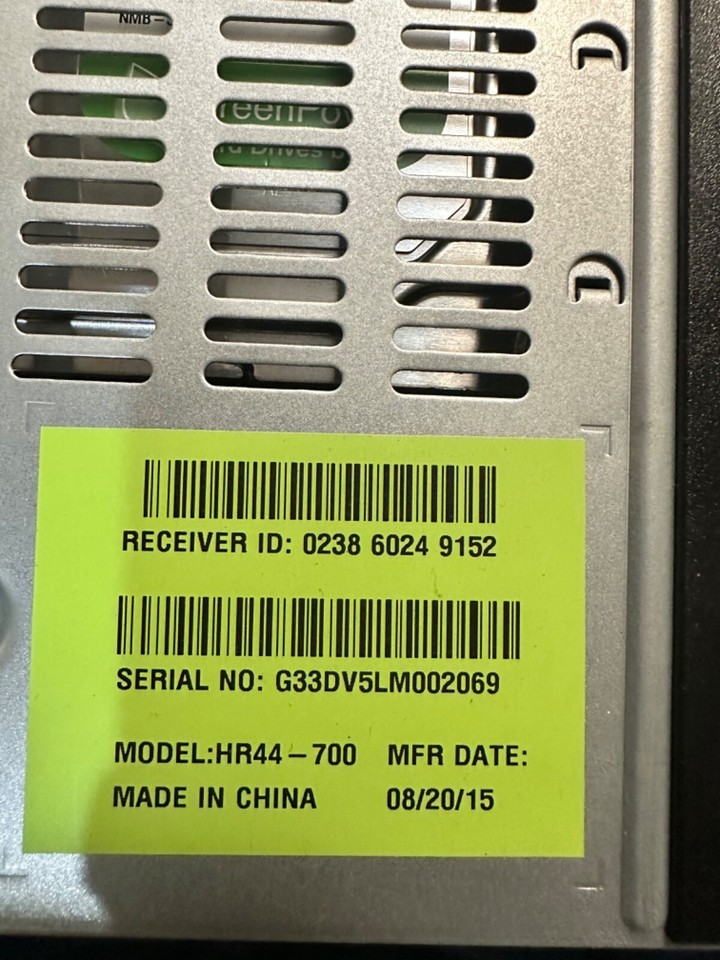 Directv HR44-700 HD DVR Digital Satellite Receiver Remote Control Modem ...