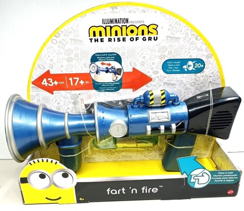 Minions The Rise Of Gru Extendable Fart 'N Fire Blaster Gun With Mist ...