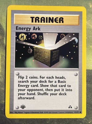 1st Edition Energy Ark 75/75 - Neo Discovery - Near Mint | eBay