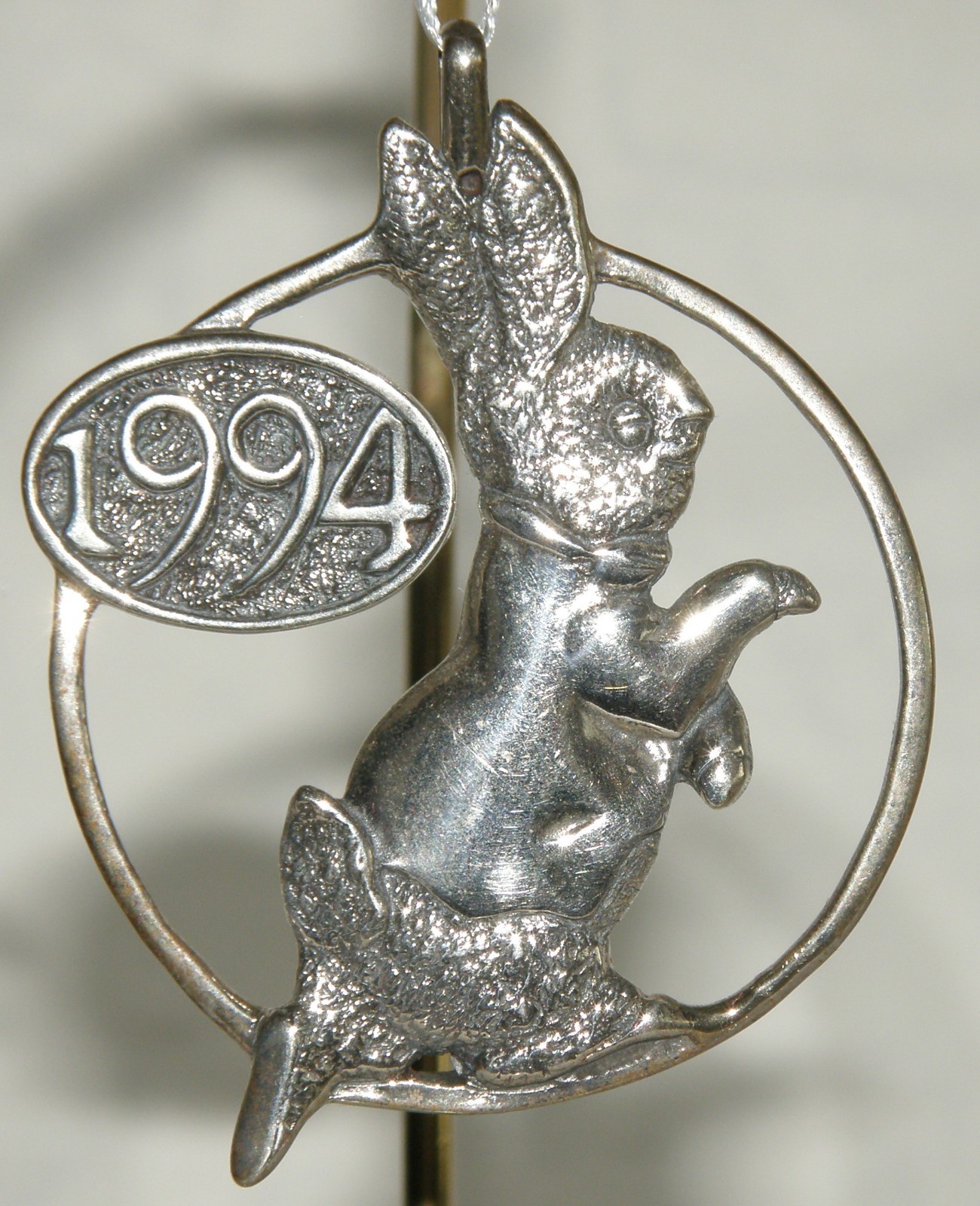 ~ Hand & Hammer ~ Peter Rabbit 1994 ~ Sterling Silver Ornament | eBay