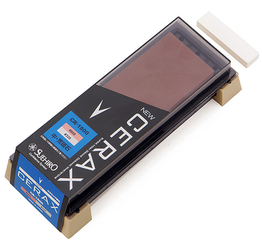 SUEHIRO Ceramic Whetstone CERAX Dual Combination w/ Cleaning Water Stone JAPAN | eBay