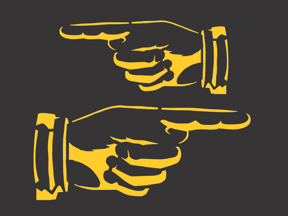 Stencil Joanie Pointing Finger Hand Vintage Theater Prop Advertising ...