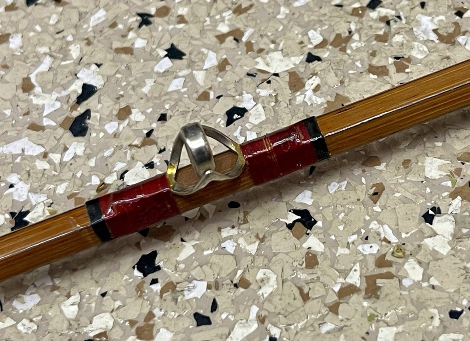 Vintage Handmade E. Orvis 35 Fly Fishing Rod w/ Mountain Cork Tube Hand ...