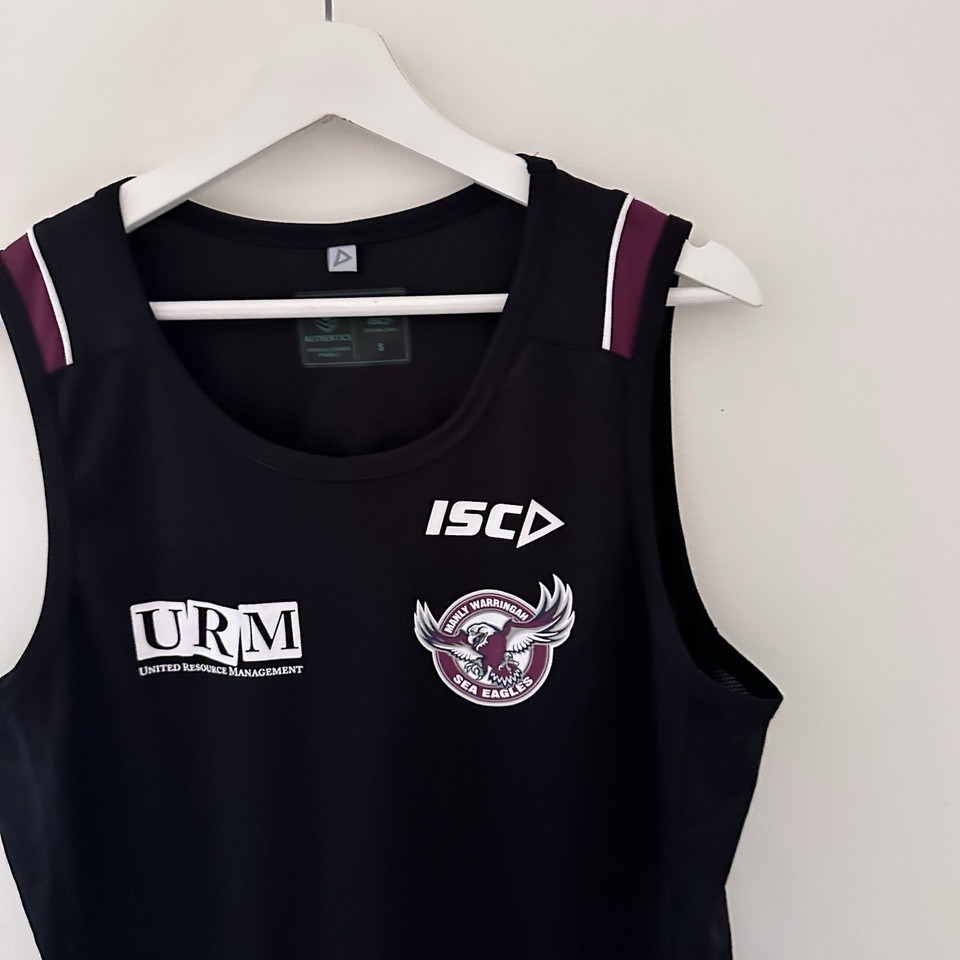 Manly Sea Eagles NRL Rugby League Training Jersey Singlet - Men’s Size ...