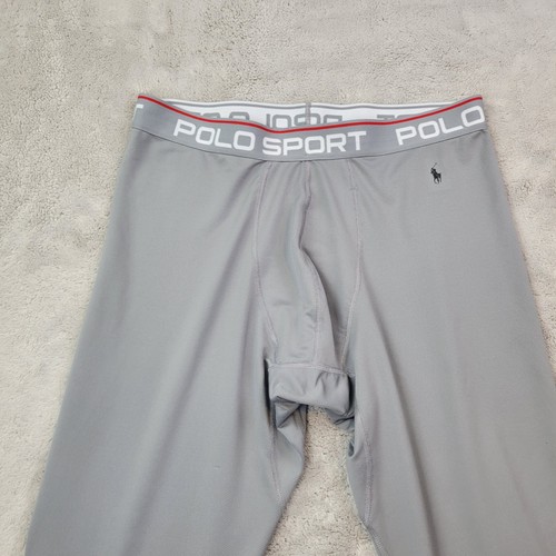 Polo Sport Ralph Lauren Compression Pants Mens Large Gray Running ...