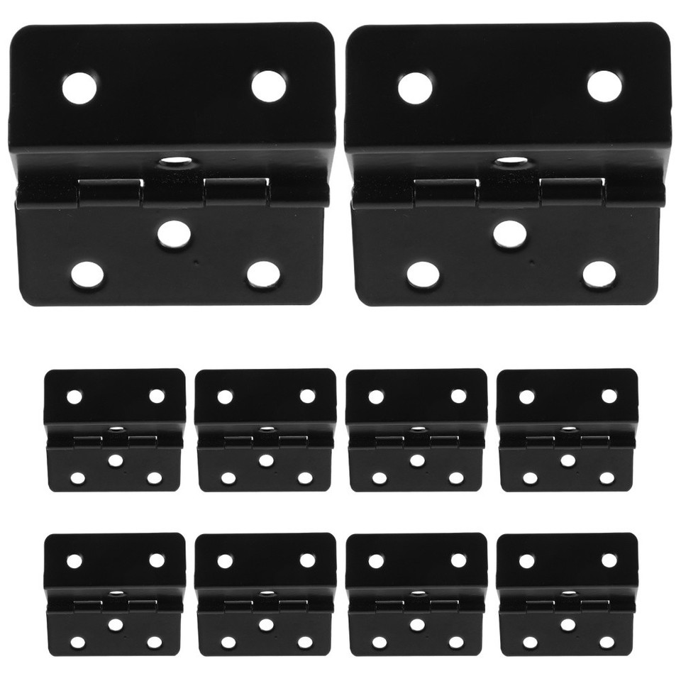 20pcs Tri-Fold Cabinet Door Hinge: 6 Holes Right Angle Edge Clip 1.69X1 ...