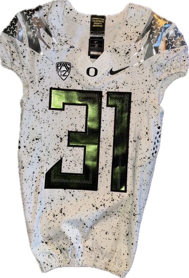 RARE Nike Oregon Ducks Jersey -EGGSHELL Player Issued Jersey team ...