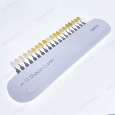 A-D Tooth Color Chart Ivoclar Style Dental Porcelain Shade Guide - 16 A ...