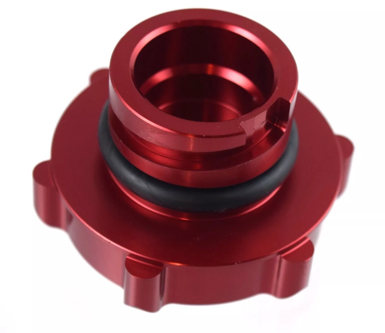 Red Oil Filler Cap Billet Aluminum With Turbo Emblem For LS1 LS2 LS3 ...