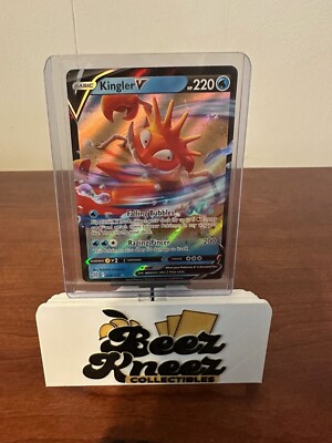 Kingler V - 028/172 Brilliant Stars Ultra Rare Pokemon - NM/MINT | eBay