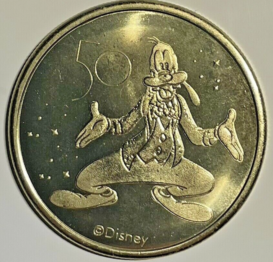 NEW Walt Disney World 50th Anniversary Commemorative Gold Coins 53 ...