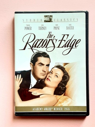 The Razor's Edge DVD 1946, Tyrone Power, Gene Tierney, John Payne, FS ...