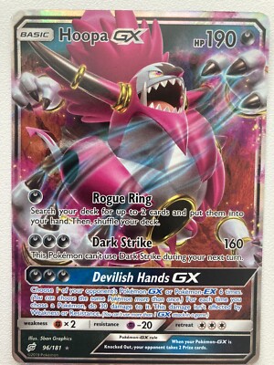 Pokemon card Hoopa GX 96/181 - US Seller | eBay