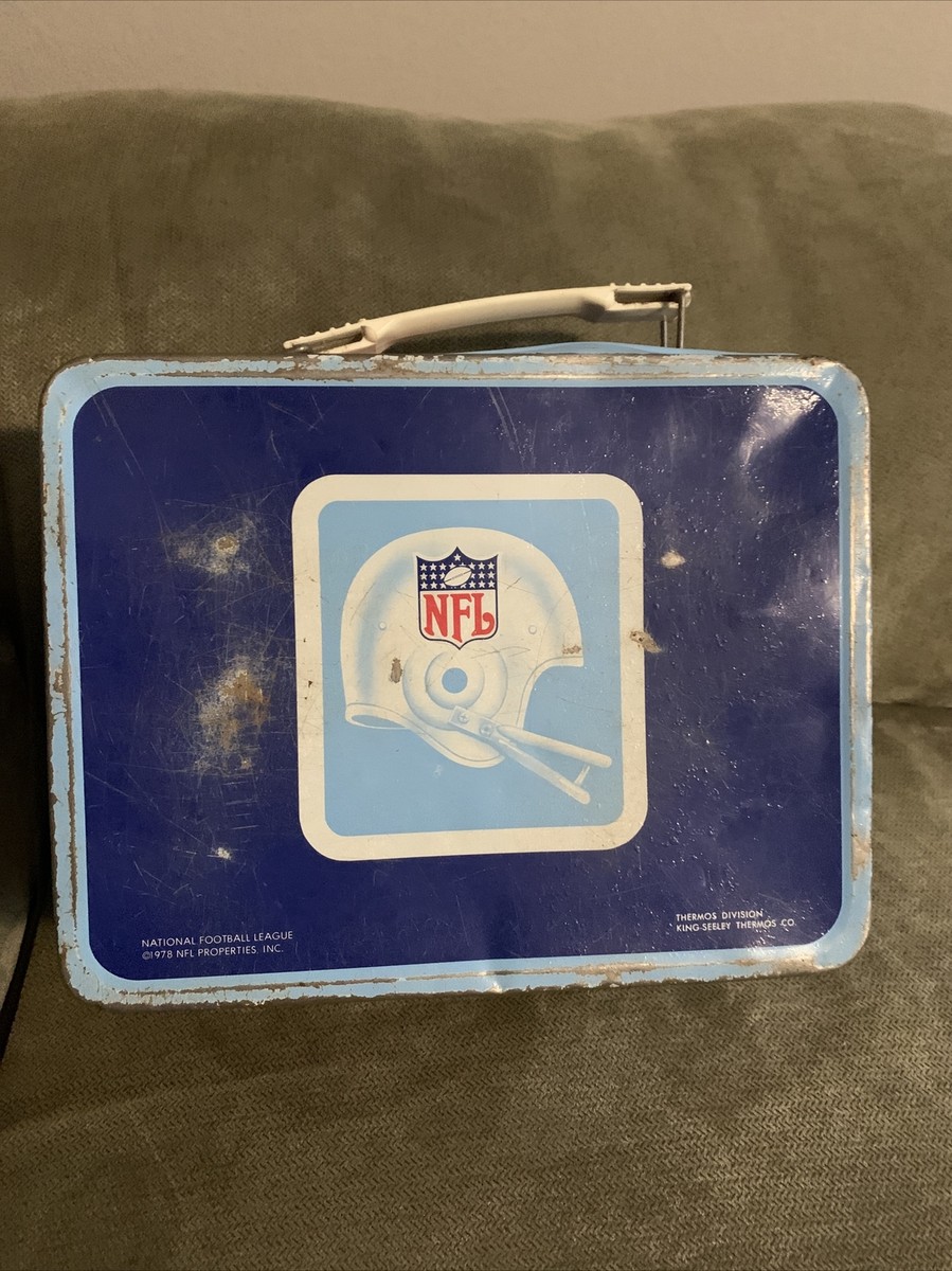 1970s Nfl Lunchboxes I Loved My Metal Lunch Boxes And Thermos So Much