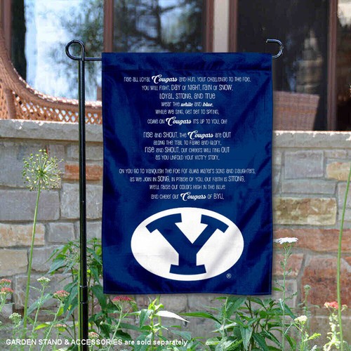 BYU Cougars Fight Song Garden Flag and Yard Banner | eBay